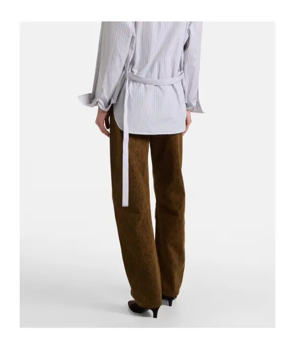 Citizens Of Humanity Miro Leopard-print Barrel-leg Jeans