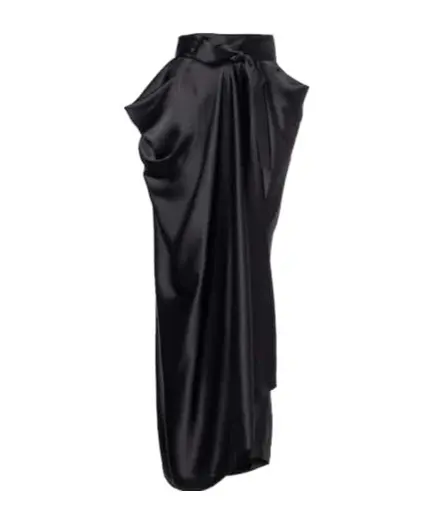 VIVIENNE WESTWOOD Kendall Bow Maxi Skirt - Black