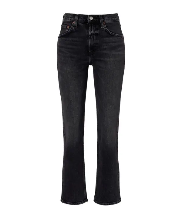 AGOLDE Ren High-rise Cropped Straight Jeans