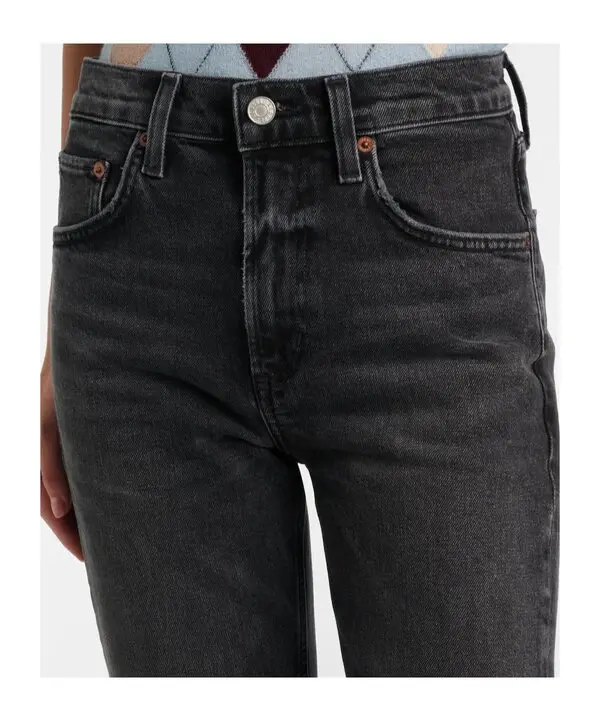 AGOLDE Ren High-rise Cropped Straight Jeans