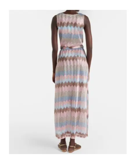 Melissa Odabash Bria Belted Knitted Maxi Dress