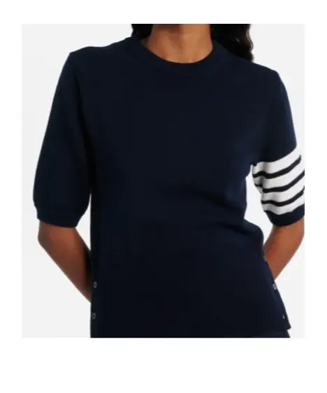 Thom Browne Short-sleeved Knit Top