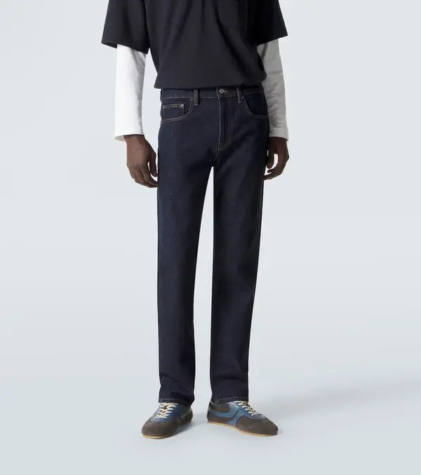 FRAME Mid-rise Straight Jeans