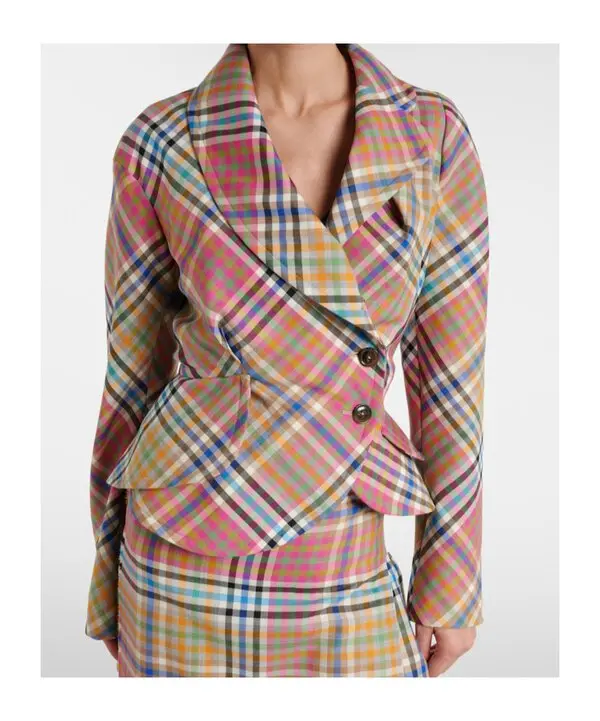 VIVIENNE WESTWOOD Stormy Asymmetric Wool Blazer