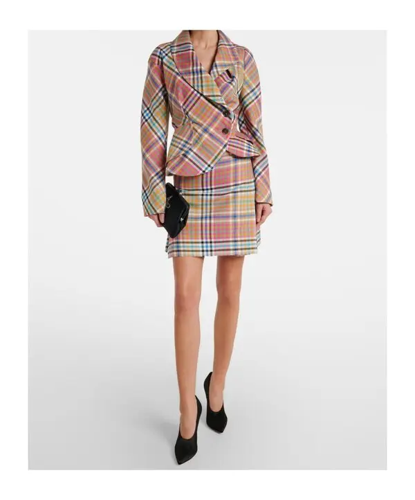 VIVIENNE WESTWOOD Stormy Asymmetric Wool Blazer