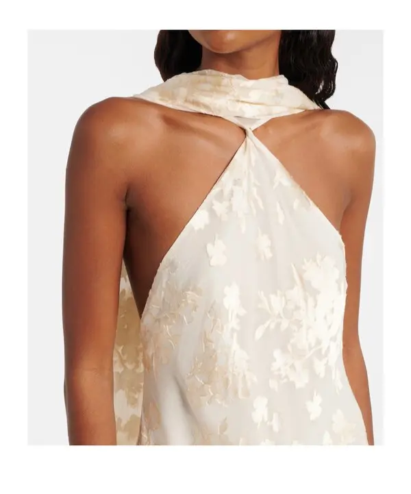 Rixo Long Dress In Flowers