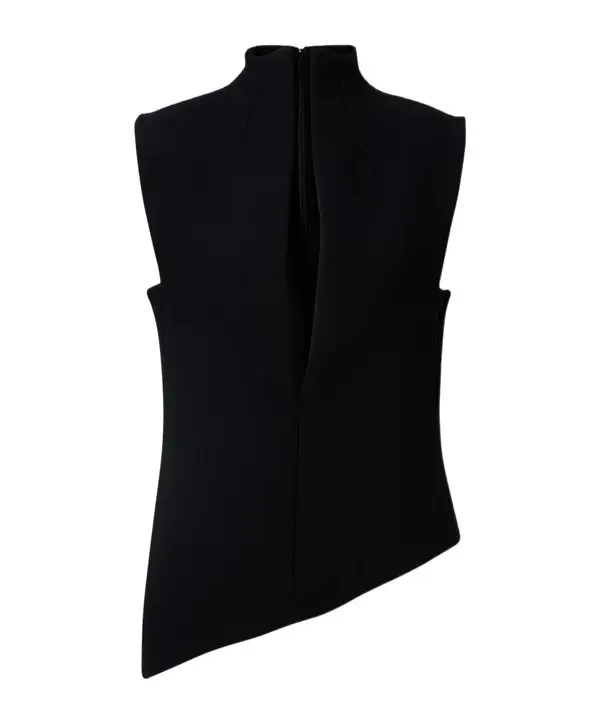 Khaite Von Asymmetric Top - Black