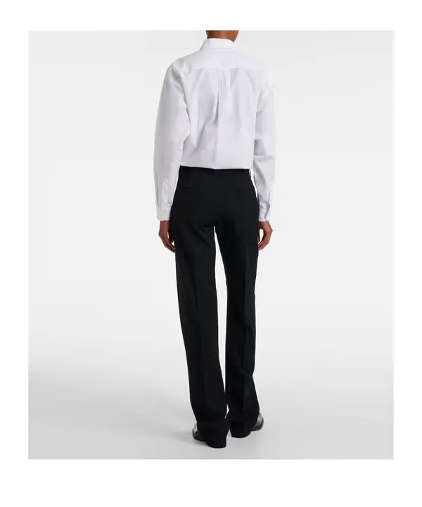 THE ROW Hiram Wool Straight Pants