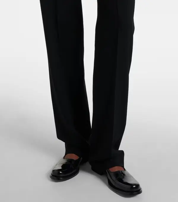 THE ROW Hiram Wool Straight Pants