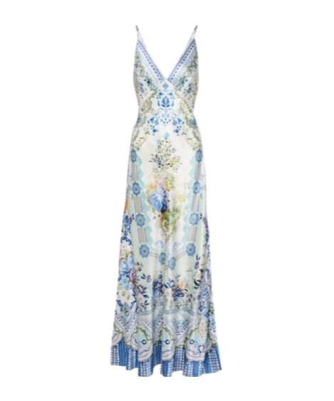 Camilla My Homespun Heart Silk Slip Maxi Dress - No