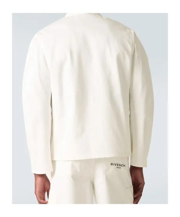 Givenchy Logo Cotton Canvas Jacket