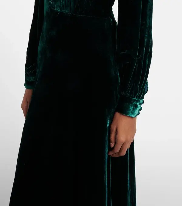 Rixo V-neck Long Sleeve Dress