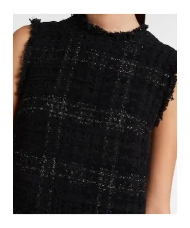 Versace Medusa '95 Cotton-blend Tweed A-line Mini Dress