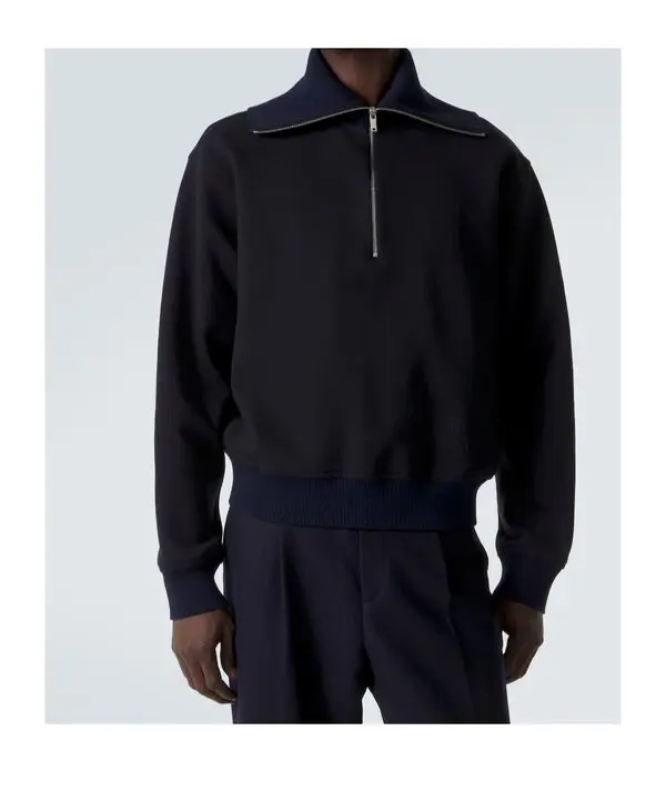 JIL SANDER Cotton Half-zip Sweatshirt