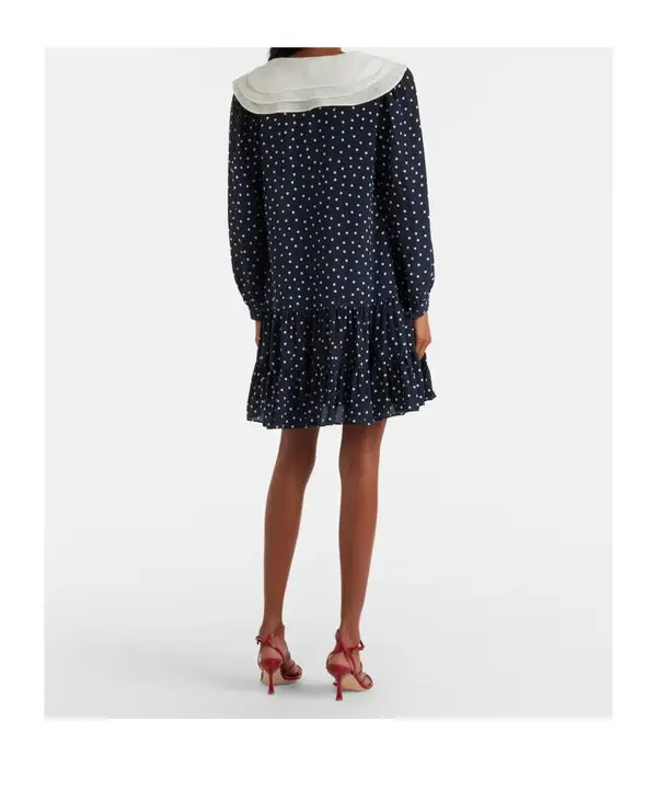 Rixo Polka Dot Dress