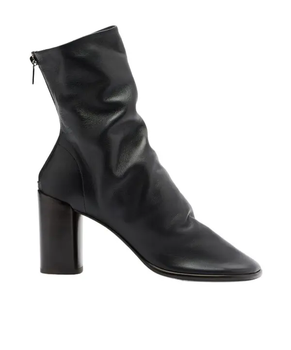 LEMAIRE Glove Leather Ankle Boots
