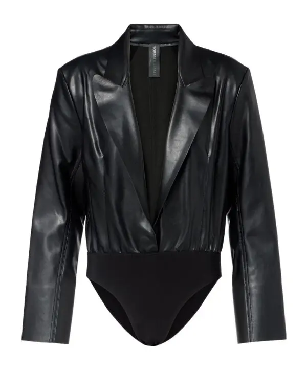 Norma Kamali Shirt Bodysuit