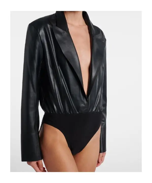 Norma Kamali Shirt Bodysuit