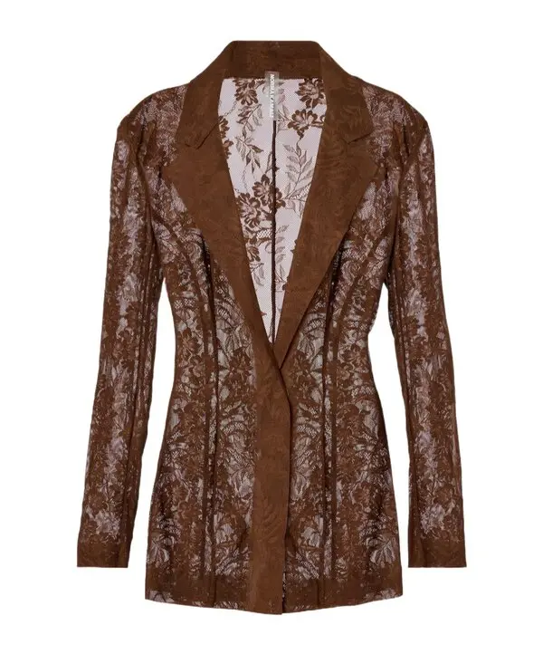 Norma Kamali Lace Blazer