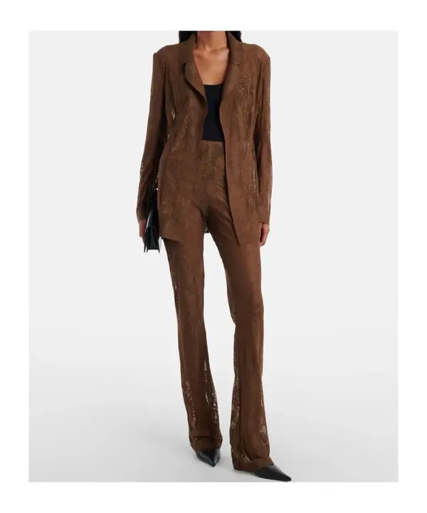 Norma Kamali Lace Blazer
