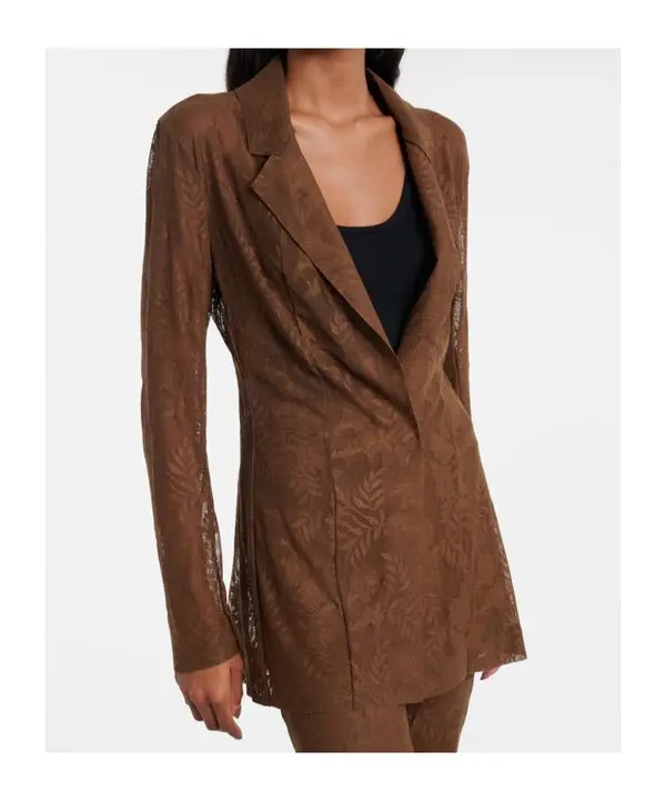 Norma Kamali Lace Blazer
