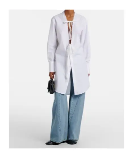 MAISON MARGIELA Cotton Poplin Shirt Dress
