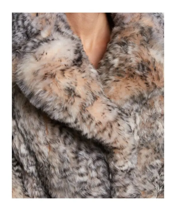 JACQUES WEI Shearling Wrap Coat