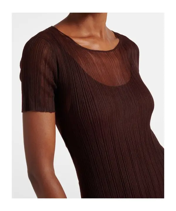 Simkhai Ruffled Midi Dress