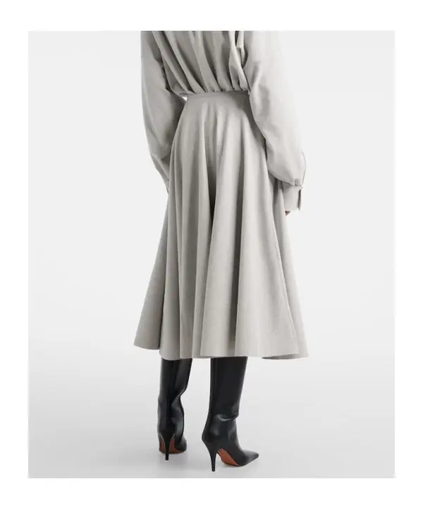 Norma Kamali Pleated Skirt