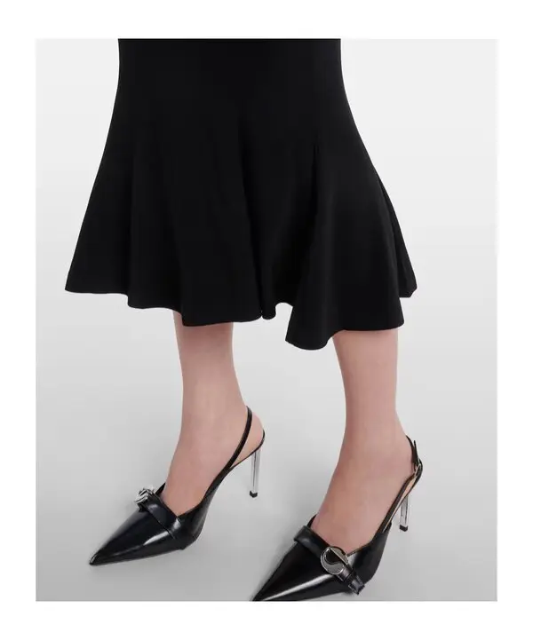 Norma Kamali Flared Midi Dress