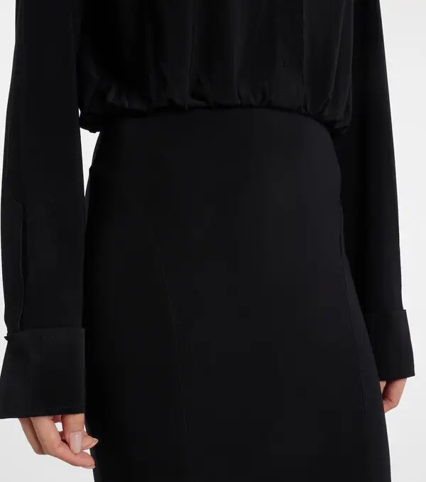Norma Kamali Flared Midi Dress