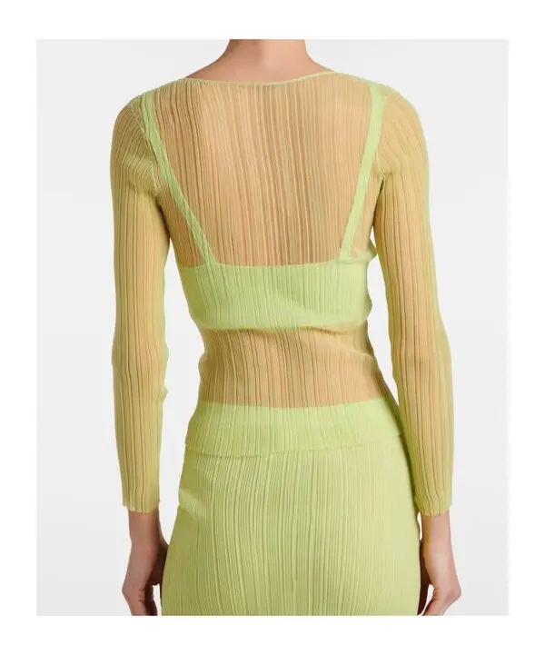 Simkhai Sheer Jersey Top