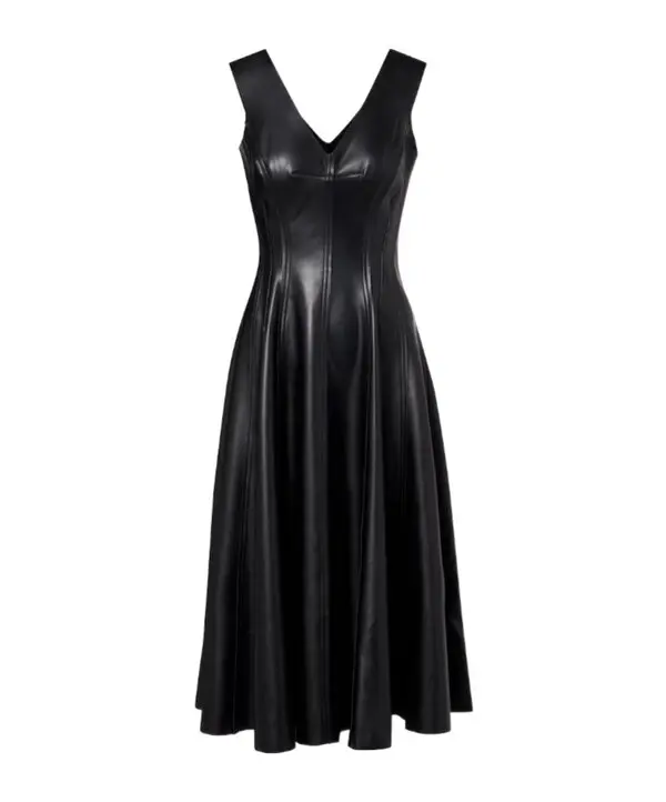 Norma Kamali Paneled Midi Dress