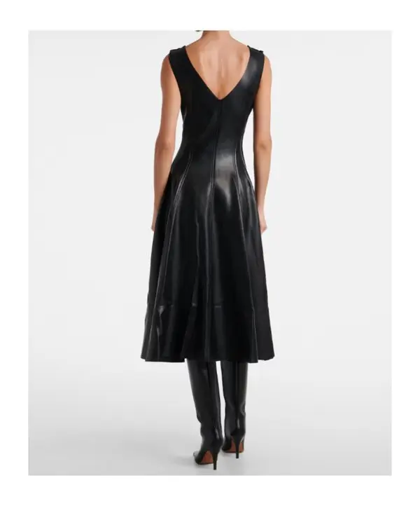 Norma Kamali Paneled Midi Dress