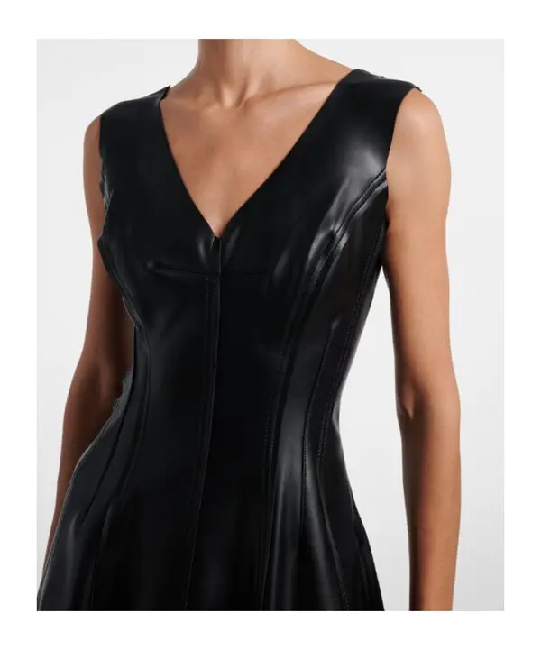 Norma Kamali Paneled Midi Dress