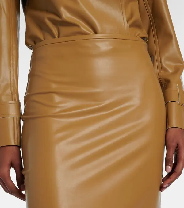 Norma Kamali High-rise Pencil Skirt