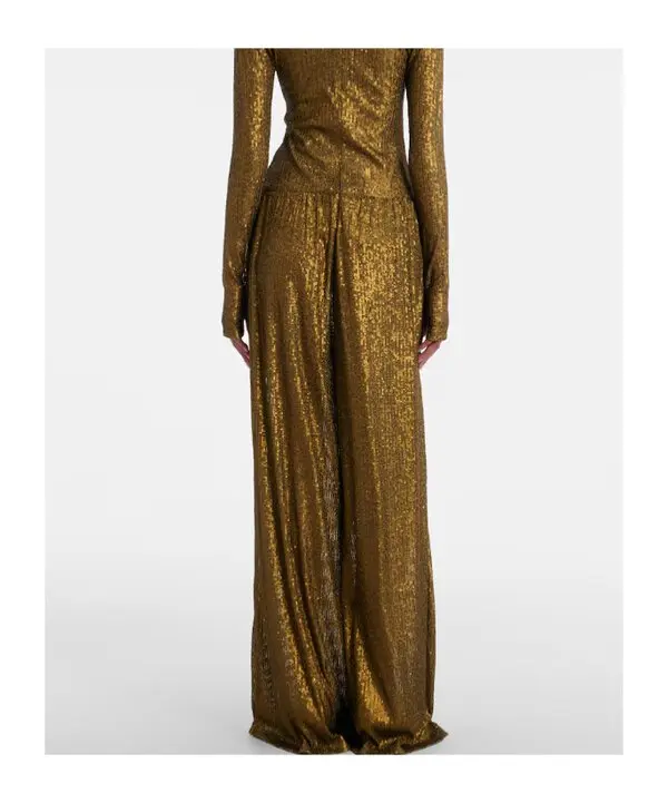 Norma Kamali Elephant High-rise Wide-leg Pants
