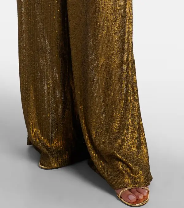 Norma Kamali Elephant High-rise Wide-leg Pants