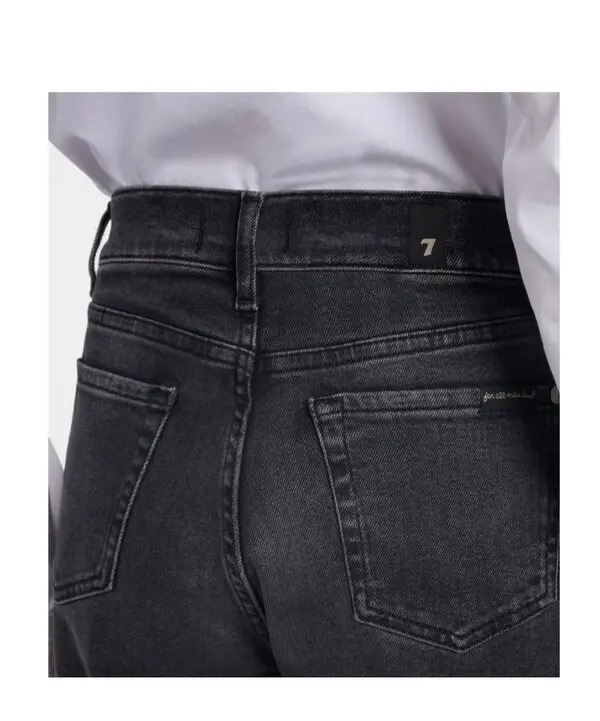 7 For All Mankind Lotta High-rise Wide-leg Jeans