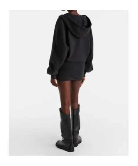 Attico Cotton Jersey Sweatshirt Dress