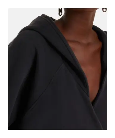 Attico Cotton Jersey Sweatshirt Dress
