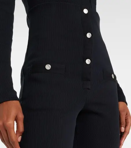 Attico High-rise Cotton Jersey Stirrup Leggings