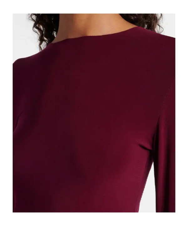 Norma Kamali Side-slit Gown
