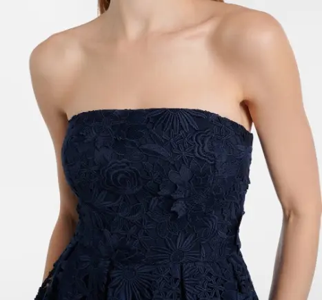 ROTATE BY BIRGER CHRISTENSEN Lace Midi Dress