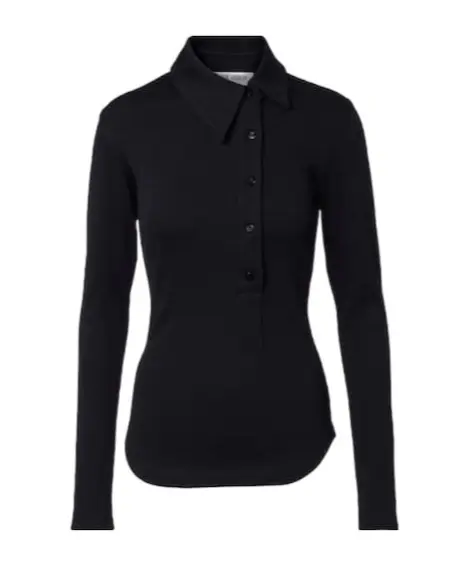 Attico Ribbed-knit Cotton Jersey Top