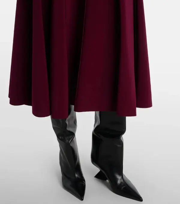 Norma Kamali Flared Maxi Skirt