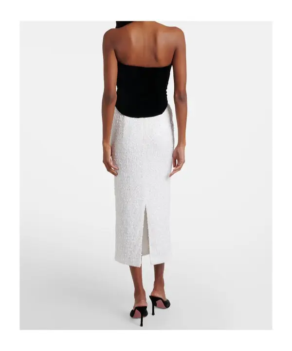 ROTATE BY BIRGER CHRISTENSEN Sequin Pencil Skirt