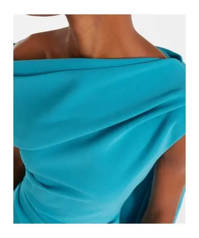 ROKSANDA Maite Shawl Crepe Midi Dress