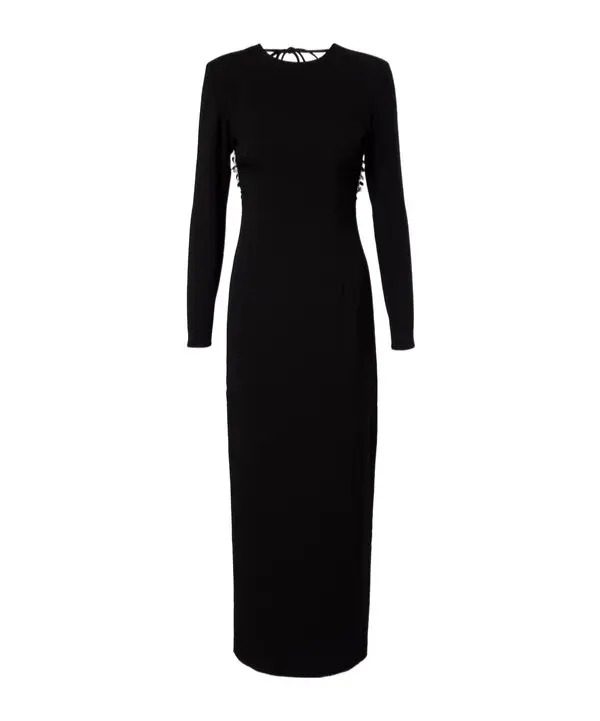 ROTATE BY BIRGER CHRISTENSEN Sequined Open-back Dress