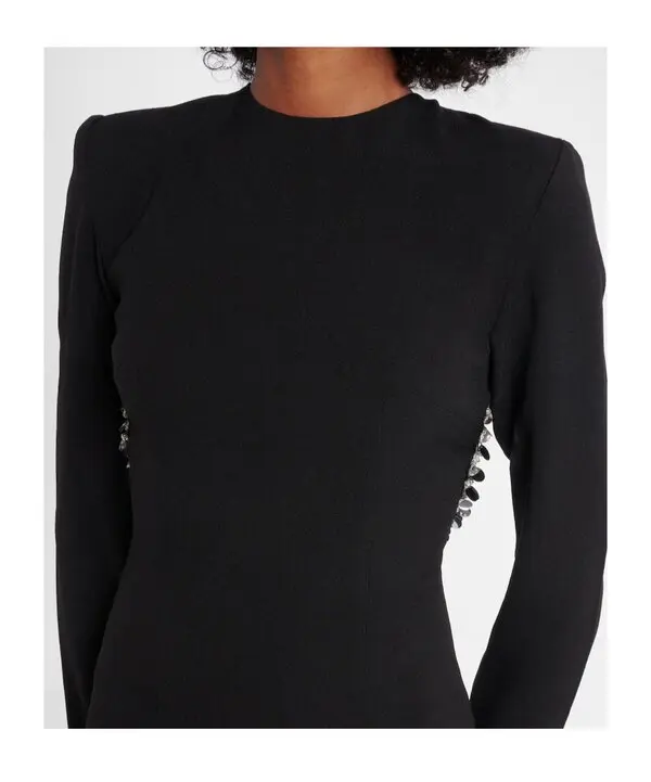 ROTATE BY BIRGER CHRISTENSEN Sequined Open-back Dress